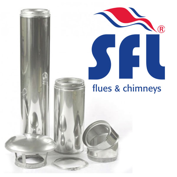 SFL Sflue Twin Wall Flue Pipe | Glowing Embers UK