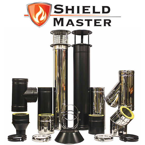 Shieldmaster Twin Wall Flue Pipe | Glowing Embers UK